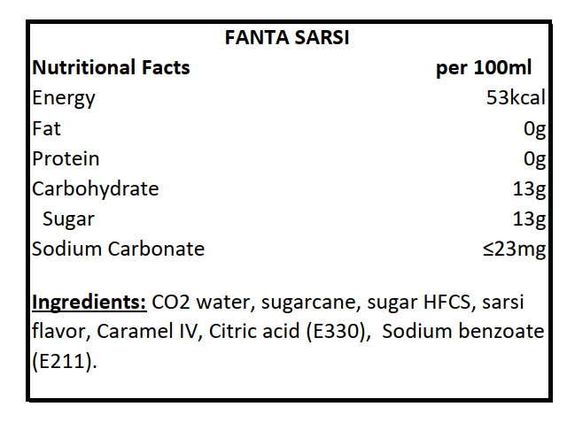 Fanta Sarsi flavor can 320ml - H.A.G INTER CO., LTD