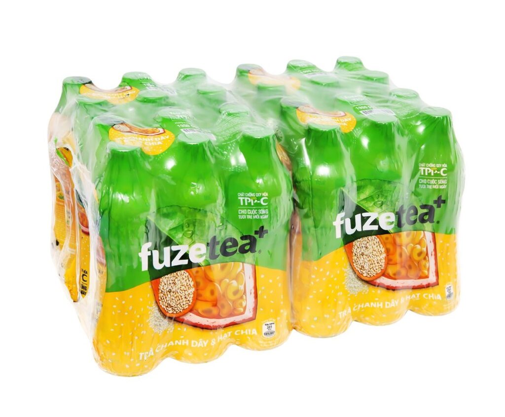 Fuze tea+ passion fruit tea with chia seeds 450ml - H.A.G INTER CO., LTD