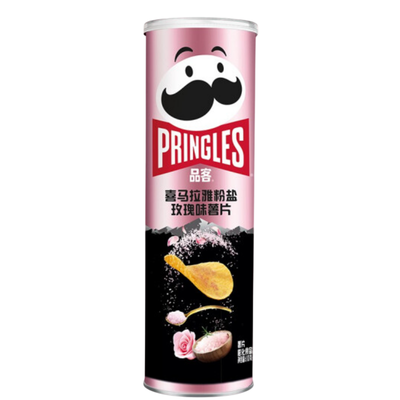 Pringles Himalyan pink salt & rose flavor 110gr - H.A.G INTER CO., LTD