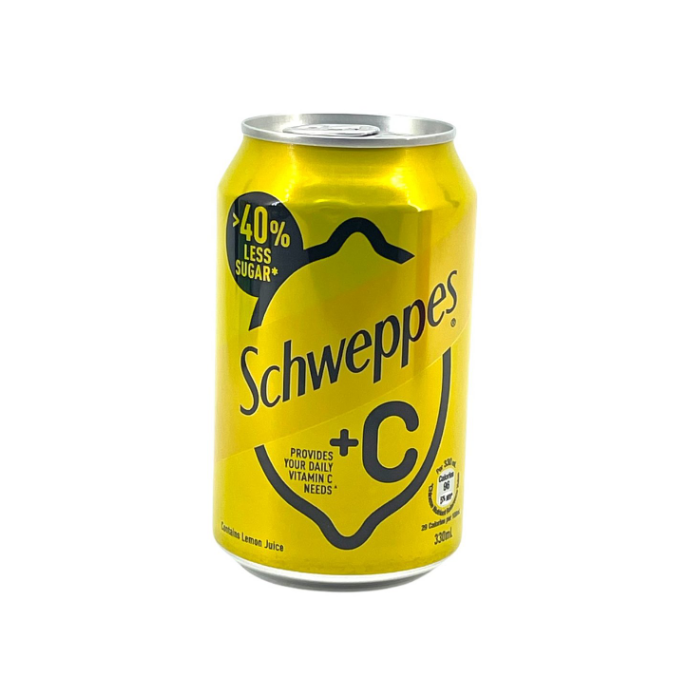 Schweppes C+ lemon can 330ml - H.A.G INTER CO., LTD