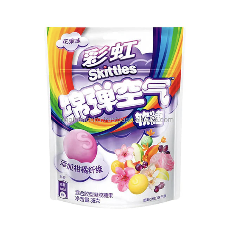 Skittles Pim Pom Jelly Drops Flower & Fruit Flavor 36gr - H.A.G INTER ...